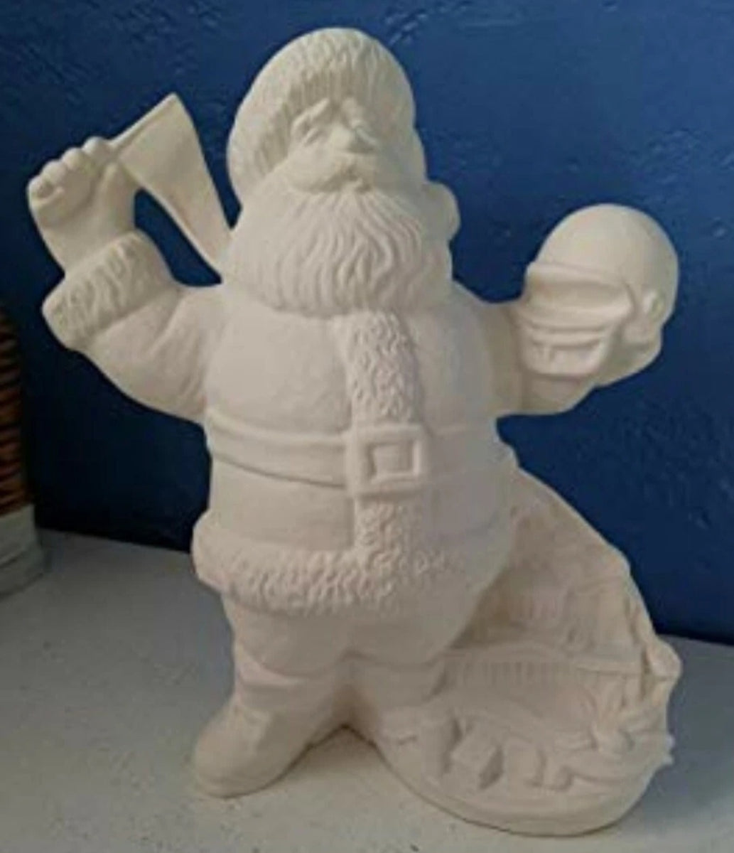 Ohio State Santa Unpainted Ceramic Bisque Ready To Paint – K & C Ceramics