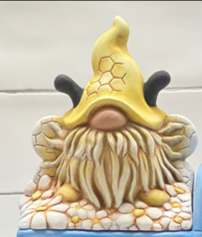 Clay Magic Buzz Bee Gnome Truck Insert Unpainted Ceramic Bisque – K & C ...